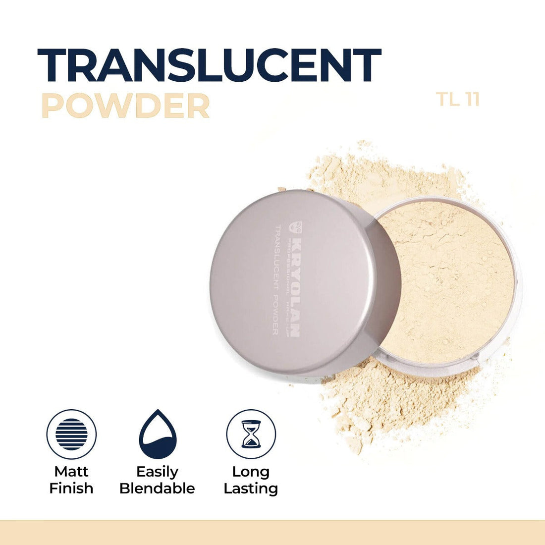 TL11 Translucent Powder 25 Gram – KryolanOfficial
